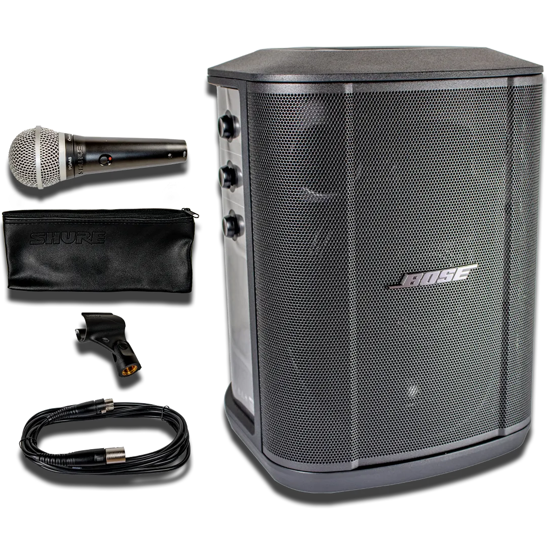 BOSE S1 PRO PLUS con microfono Shure PGA48XLR